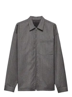 Prada Wool Shirt Jacket - Multicolor