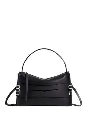 JW Anderson Leather Loafer Bag - Black