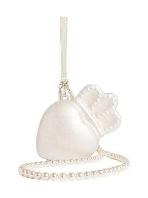 Simone Rocha Pearl Crossbody Claddagh Bag - Multicolor