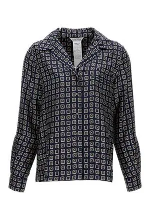 Max Mara MAX MARA Geometric Silk Shirt Multicolor