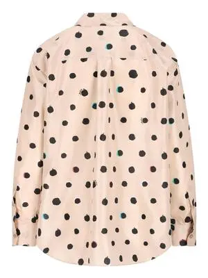 Fendi Falena Dots Silk Shirt - Multicolor