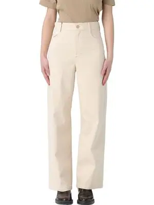 Max Mara MAX MARA Studio Cotton Trousers Cream