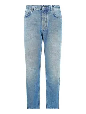 Off-White Straight-leg Denim Trousers - Blue