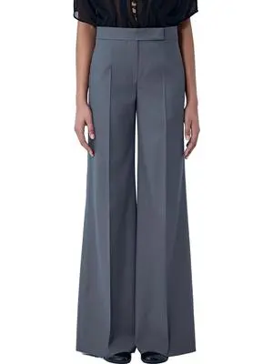 Max Mara MAX MARA Wide-Leg Tailored Trousers Gray