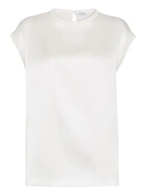 Brunello Cucinelli Silk Top - Multicolor