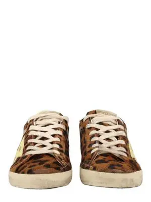 GOLDEN GOOSE Super-star Leather Sneakers - Multicolor