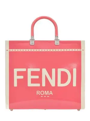 Fendi Two-tone Canvas Medium Sunshine Shopping Bag - Multicolor