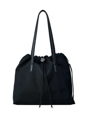 Moncler Drawstring Tote Bag - Black