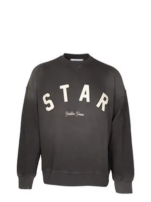 GOLDEN GOOSE Logo Cotton Sweatshirt - Multicolor
