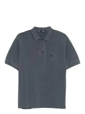 Herno Logo Cotton Polo Shirt - Multicolor