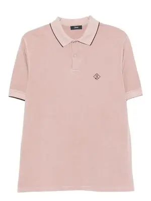 Herno Logo Cotton Polo Shirt - Multicolor