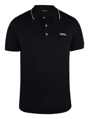 Zegna Zegna Men Polo Black
