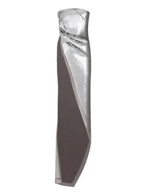 Rick Owens RICK OWENS Sequin Draped Longline Top Silver
