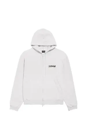 Balenciaga Cotton Zip-up Hoodie - Multicolor