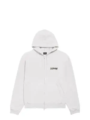 Balenciaga Cotton Zip-up Hoodie - Multicolor
