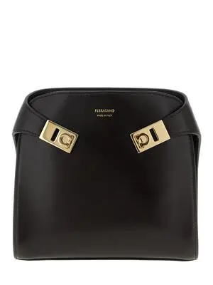 FERRAGAMO Hug Bb S Belt Bag - Brown