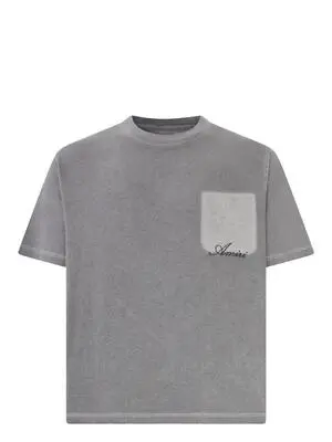 Amiri Cotton T-shirt With Front Logo - Multicolor