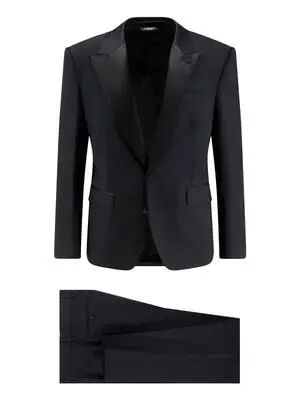 Dolce & Gabbana Sicilia Virgin Wool And Silk Blend Tuxedo - Multicolor