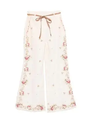Zimmermann Patience Linen Trousers - Multicolor