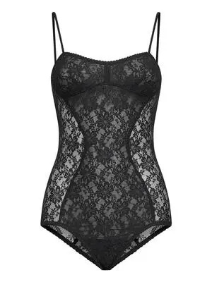 Attico Stretch Lace Bodysuit - Multicolor