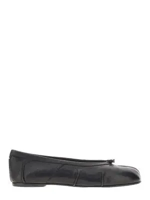 MAISON MARGIELA Leather Tabi Ballerinas - Black