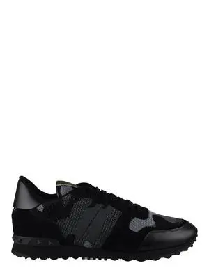 Valentino Garavani Rockrunner Sneakers - Black