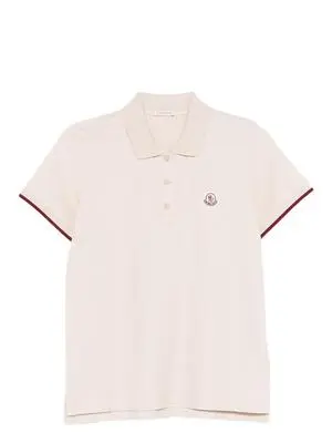 Moncler Logo Cotton Polo Shirt - Multicolor