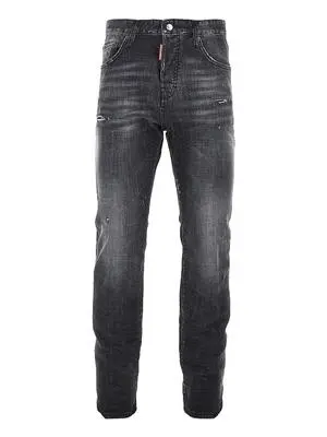 Dsquared2 Stretch Denim Teddy Jeans - Black