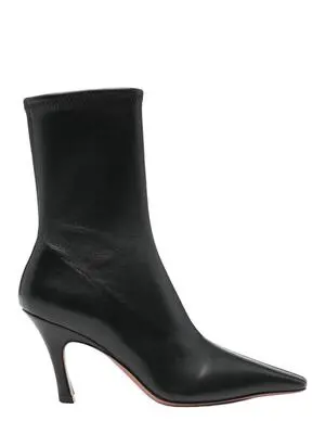 Amina Muaddi AMINA MUADDI Jamie Leather Boots Multicolor