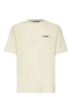Jacquemus Beige The Gros Grain T-shirt - Multicolor