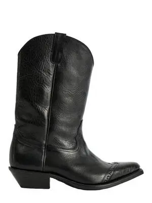 Our Legacy Leather Boots - Black
