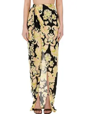 Etro ETRO Printed Viscose Sarong Skirt Multicolor