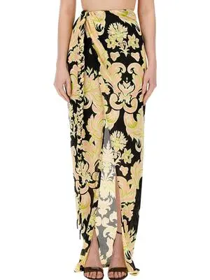 ETRO ETRO Printed Viscose Sarong Skirt