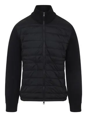 Moncler Cardigan Tricot Jacket - Black