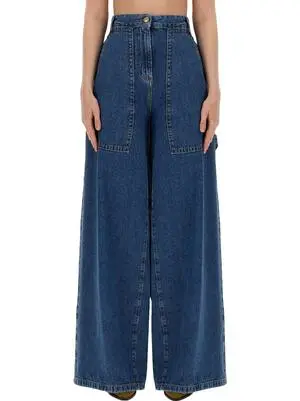 Etro Jeans Wide Leg - Blue