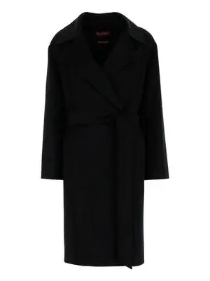 Max Mara Wool Long Coat - Multicolor