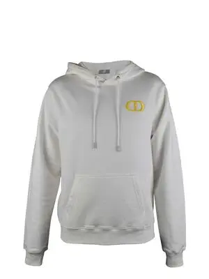 Dior Cotton Cd Icon Hooded Sweatshirt - White
