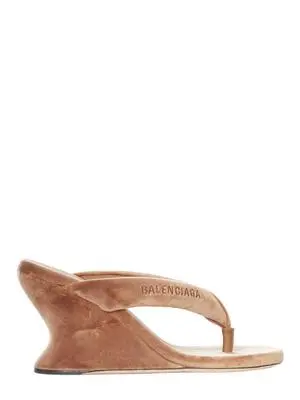Balenciaga Gaeta Wedge Flip-flops - Multicolor