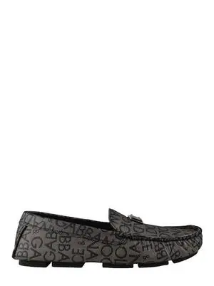 Dolce & Gabbana DOLCE & GABBANA Monogram Canvas Loafers Cream