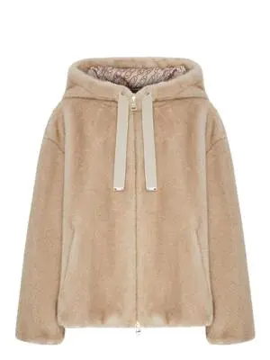 HERNO HERNO Faux Fur Hooded Jacket