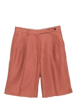 Brunello Cucinelli Linen Shorts - Multicolor