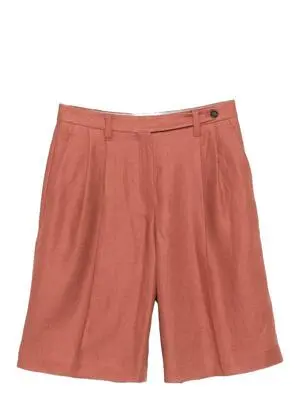 Brunello Cucinelli Linen Shorts - Multicolor