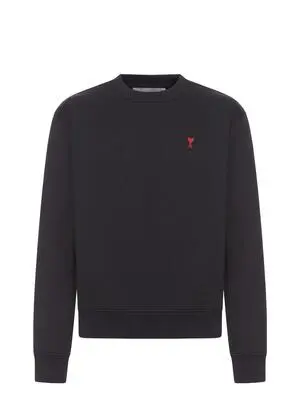 AMI Paris Crew Neck Sweatshirt - Black
