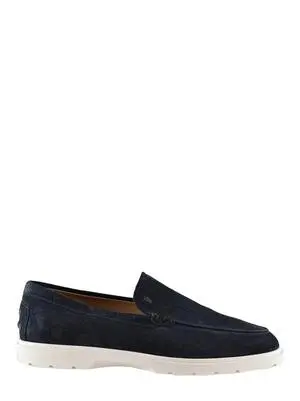 TOD'S Suede Slipper Moccasins - Blue