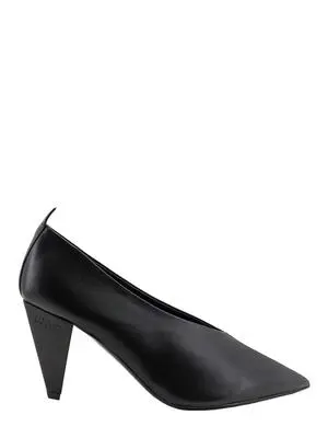 Loewe Cubic Leather Pumps - Black