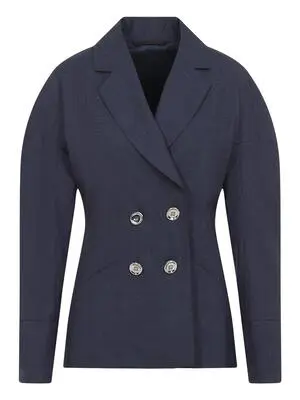 Givenchy Wool Double-breasted Jacket - Blue