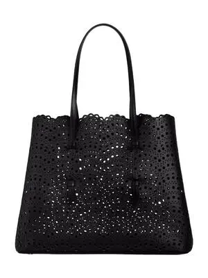 Alaïa Mina 37 Leather Bag - Black