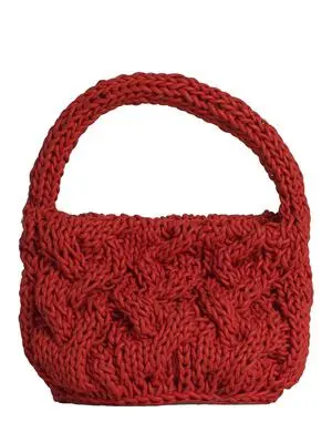 JW Anderson Knit' Leather Bag - Orange
