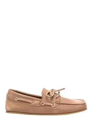 GUCCI GUCCI Leather Interlocking G Loafers