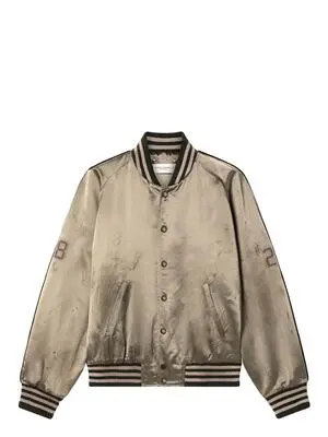 GOLDEN GOOSE Satin Bomber Jacket - Multicolor